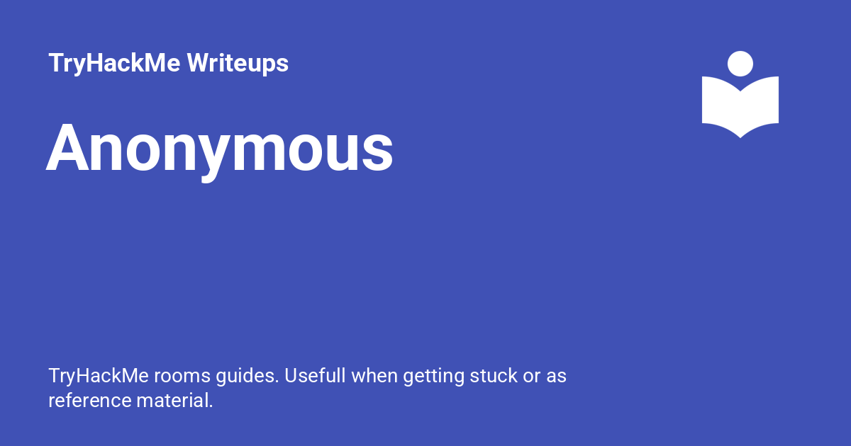 Anonymous Tryhackme Writeups 8920